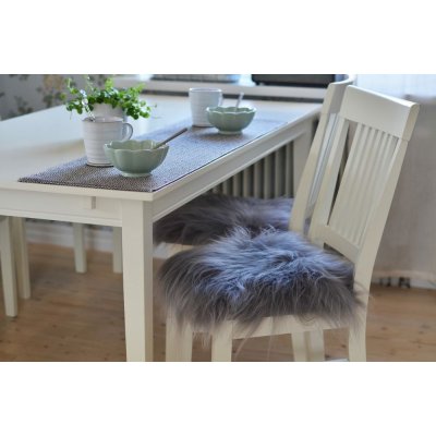 Molly stolsdyna fårskinn Svart/brun - 419 kr - Stolsdynor - Trendrum.se