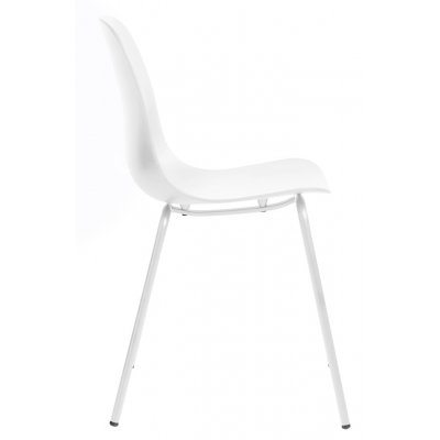 Drake vit stol - 595 kr - Plaststolar - Trendrum.se