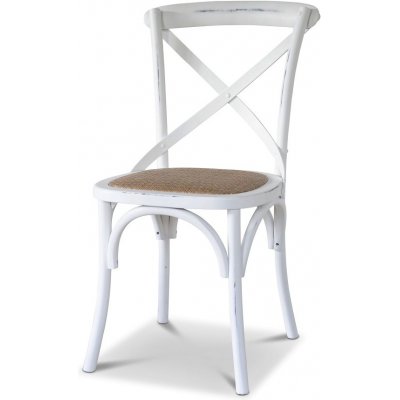 Sebastian stol i böjträ med rottingsits - Vintage Vit - Rea -44% - 1890 ...