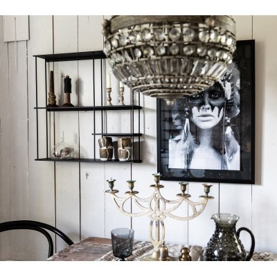 Elliot hylla i plåt B60 cm - Svart - 299 kr - Vägghyllor - Trendrum.se