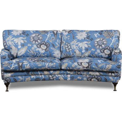 Spirit 3-sits svängd howard soffa i blommigt tyg - Eden Parrot Blue ...